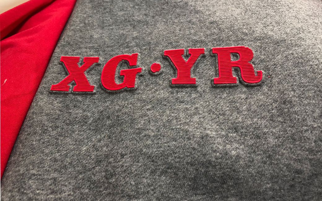 How to printing the embossing silicone effect - Silicone Ink