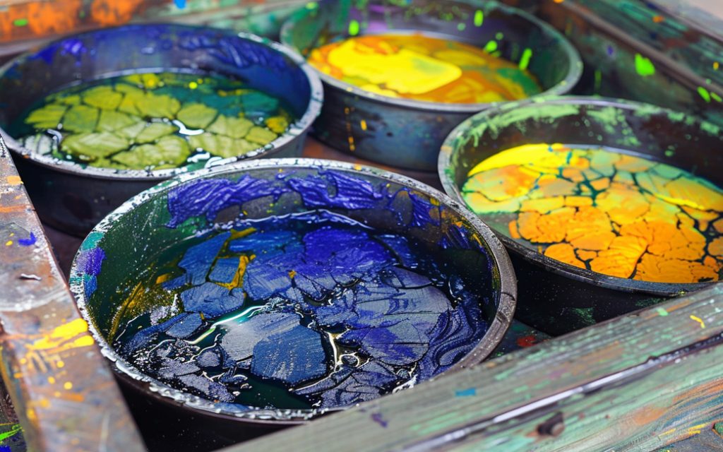 Solvent based paste pigments - Silicone Ink