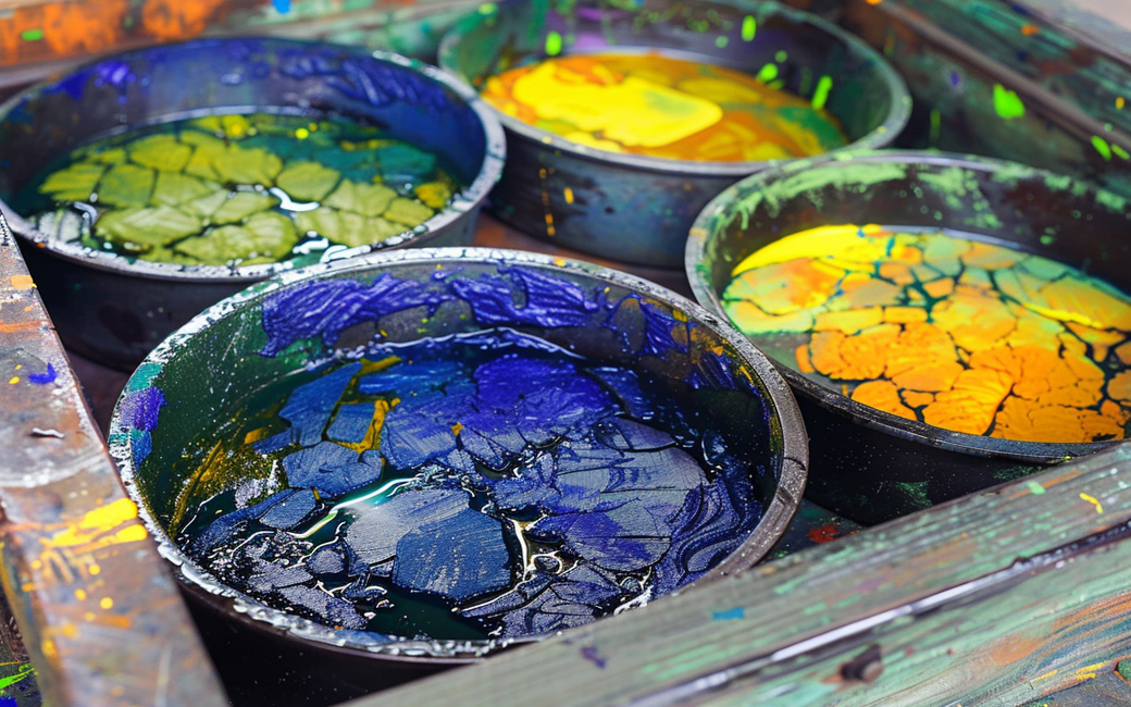 Solvent based paste pigments - Silicone Ink